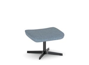 5901747296341 - NowyStyl Beinauflage Barrique für Drehsessel Barrique bis 110 kg Polyesterbezug Aluminium denimblau schwarz