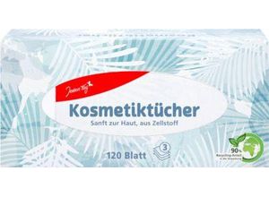 4306188051664 - Kosmetiktücher „Jeden Tag“ 130 Stück 3-lagig im Spenderkarton Holzzellstoff chlorfrei gebleicht weiß