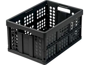 4260384780073 - CLAX Klappbox Volumen 46 l schwarz ab 10 Stk kaiserkraft