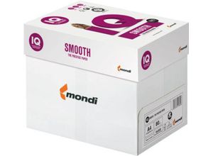 9003974011691 - Kopierpapier Schäfer Shop IQ Smooth DIN A4 80 g m² hochweiß 1 Karton = 5 x 500 Blatt