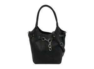 4064814009129 - Schultertasche HARPA Regina Damen Gr B H T 15cm x 30cm x 36cm schwarz Kunstfaser unifarben Taschen