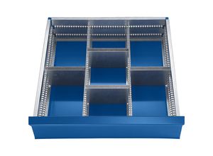4061753046093 - eurokraft basic Einzelschublade Traglast 50 kg HxBxT 222 x 590 x 600 mm