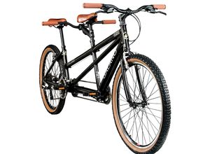 4250845940276 - Oakland 26 Zoll Tandem Fahrrad Mountainbike Bike 21 Gänge MTB Hardtail