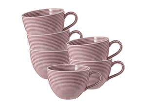 4262487291180 - Milchkaffeetassen Beat Color Glaze 035 l 6er Set
