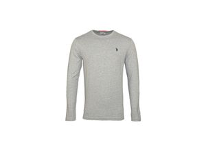 4058213227376 - US POLO Longsleeve Langarmshirt mit Rundhalsausschnitt R-Neck