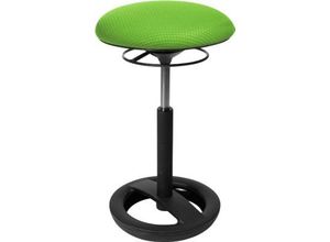 4014296614182 - Stehhilfe Sitness HIGH BOB für ergonomisches Sitzen höhenverstellbar Schwingeffekt H 490-700 mm apfelgrün Gestell schwarz pulverbeschichtet