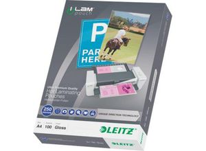 4002432397686 - Laminierfolien iLAM Premium UDT 7484-00-00 A4 222x309mm 250mic x2 glänzend 4002432397686 100 Stück