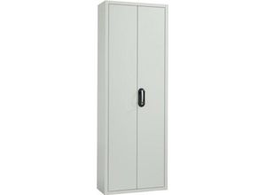 4064615123703 - Magazinschrank 1980 mm hoch 15 Böden 82 Sichtlagerkästen SSI Schäfer Serie PROFI LF 211 221 mit Türen lichtgrau