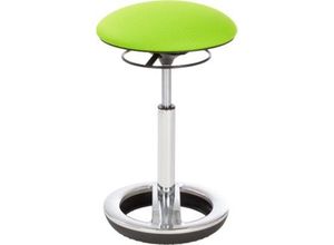 4014296423968 - Stehhilfe Sitness HIGH BOB für ergonomisches Sitzen höhenverstellbar horizontaler Schwingeffekt H 490-700 mm apfelgrün Gestell verchromt