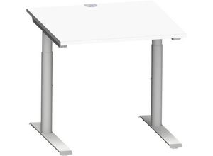 4250510875582 - Genius Schreibtisch MODENA FLEX 800 x 800 mm weiß