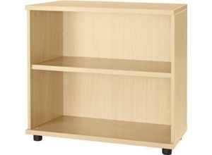 4251898812077 - Select Anstellregal aus Holz 2 Fachböden B 800 mm x T 421 x H 750 mm Ahorn