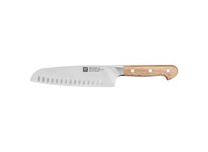 4009839344169 - ZWILLING Pro Wood Santokumesser 18 cm Kullenschliff