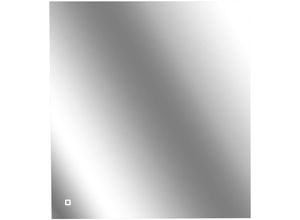 4067602871809 - LED-Lichtspiegel PLACES OF STYLE Spiegel 80x65 silber (silberfarben) Spiegel B H T 80cm x 65cm x 3cm B80cm H65cm T3cm