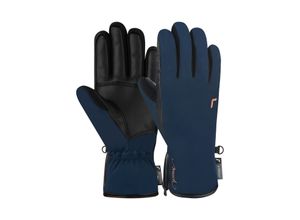 4060485503799 - Skihandschuhe REUSCH TIFFANY R-TEX XT Damen Gr 75 blau 88% Polyamid 8% Ziegenleder 4% Elasthan mehrfarbig Handschuhe mit innovativer Insert-Membran