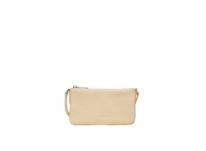 4059184154999 - Umhängetasche MARC OPOLO aus fein genarbtem Rindleder Damen Gr B H T 23cm x 12cm x 2cm natural stone Leder unifarben Taschen
