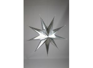4056422395985 - Dekostern AM DESIGN aus Papier silber B90cm H14cm Papier Dekosterne BxH 90x14 cm