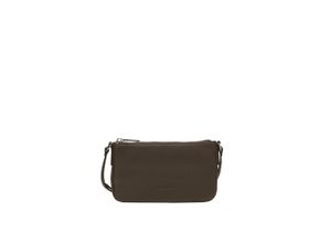 4059184155019 - Umhängetasche MARC OPOLO aus fein genarbtem Rindleder Damen Gr B H T 23cm x 12cm x 2cm chocolate braun Leder unifarben Taschen