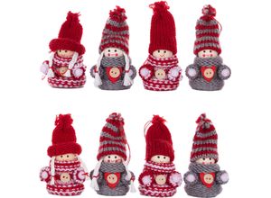 4250965967047 - Weihnachtsfigur MYFLAIR MÖBEL & ACCESSOIRES Weihnachtsdeko rot Dekofiguren Gr B H T 45 cm x 75 cm x 35 cm Wichtel rot Weihnachtsengel Weihnachtsfiguren Wollwichtel Baumhänger Länge ca 7 cm