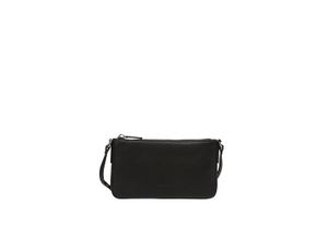 4059184155026 - Umhängetasche MARC OPOLO aus fein genarbtem Rindleder Damen Gr B H T 23cm x 12cm x 2cm schwarz Leder unifarben Taschen