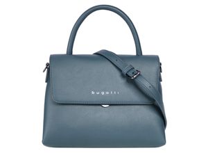 4250060374955 - Henkeltasche BUGATTI ALMATA Damen Gr B H T 23cm x 16cm x 8cm onesize blau Kunstfaser clean Taschen