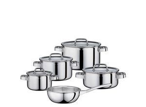 4052356009912 - Kochtopfset Finesse2+  Silber  Metall Kunststoff Glas  5-teilig  16 cm20 cm20 cm  2 L37 L65 L27 L2 L  Messskala rostfreimit