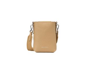 4059184150434 - MARC OPOLO Handytasche aus genarbtem Rindleder salted caramel B H T 13cm x 20cm x 4cm Taschen