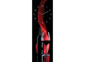 4260664195603 - Wanduhr  Mehrfarbig  Glas  20x60x31 cm  Dekoration Uhren Wanduhren