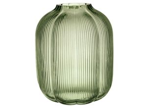 4003686440104 - Vase Fleur vert  Grün  Glas  19 cm  Dekoration Vasen Glasvasen