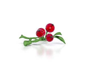9009657012818 - Dekofigur SWAROVSKI Kristallfigur Sammelfigur Idyllia Rote Beeren bunt (rot grün schwarz) Dekofiguren Ø Rote Beeren Kristall Metall