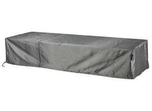 8717591772323 - Gartenmöbel-Schutzhülle AEROCOVERS Liegenhülle 210x75x40 cm grau (anthrazit) B75cm H40cm L210cm Polyester Planen Liegenhülle 210x75x40 cm