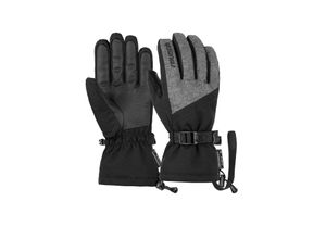 4060485222546 - Skihandschuhe REUSCH Outset R-TEX XT Damen Gr 105 schwarz (schwarz grau) 89% Polyester 9% Polyurethan 2% Elasthan mehrfarbig Handschuhe mit elastischer Handgelenksschlaufe
