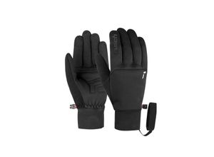 4060485304587 - Skihandschuhe REUSCH Backcountry TOUCH-TEC™ Damen Gr 105 silber (schwarz silberfarben) 93% Polyester 5% Polyamid 1% Polyurethan 1% Elasthan mehrfarbig Handschuhe in sportlichem Design
