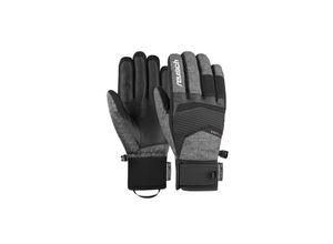 4060485309025 - Skihandschuhe REUSCH Venom R-TEX XT Damen Gr 105 schwarz (schwarz grau) 88% Polyester 10% Polyurethan 2% Elasthan mehrfarbig Handschuhe aus wasserdichtem und atmungsaktivem Material