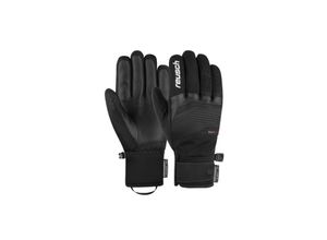 4060485309124 - Skihandschuhe REUSCH Venom R-TEX XT Damen Gr 105 schwarz (schwarz schwarz) 88% Polyester 10% Polyurethan 2% Elasthan mehrfarbig Handschuhe aus wasserdichtem und atmungsaktivem Material