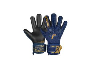 4060485478318 - Torwarthandschuhe REUSCH Attrakt Freegel Silver Junior Kinder Gr 65 bunt (goldfarben blau) 56% Elastodien 34% Polyester 5% Polyurethan mehrfarbig Handschuhe mit Evolution Negative Cut