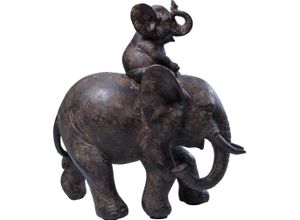 4025621313618 - Dekofigur DESIGN Deko Figur Elefant Dumbo Uno braun B175cm H19cm T85cm Polyresin Dekofiguren