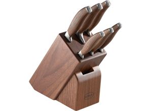 4004293133847 - Messerblock  Walnuss  Holz  7-teilig  Walnuss  125x250x360 cm  Kochen Küchenmesser Messersets