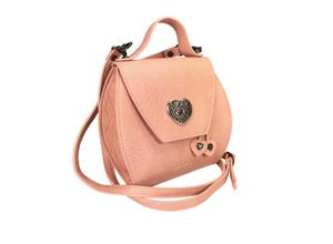 4036673185559 - Umhängetasche ALLGÄU REBELL Dirndl Damen Gr B H T 16cm x 13cm x 3cm onesize rosa Lederimitat Taschen Designed in Allgäu