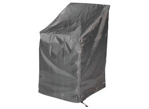 8717591775805 - Gartenmöbel-Schutzhülle AEROCOVERS Stapelstuhlhülle TOPSELLER grau (anthrazit) B67cm H110cm L67cm Polyester Planen Stapelstuhlhülle atmungsaktiv 67x67xH80 110 cm