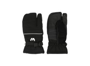 5714777809623 - Fäustlinge Allegro Damen Gr 9 schwarz 94% Polyester 6% Elasthan mehrfarbig Handschuhe im praktischen 3-Finger-Design