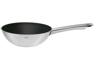 4004293133120 - Wok RÖSLE MOMENTS silber (silberfarben) B295cm H11cm L494cm Ø28cm Pfannen Antihaftversiegelung ProPlex spülmaschinengeeignet Ø28cm Induktion