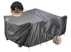 8717591778646 - Gartenmöbel-Schutzhülle AEROCOVERS Stange+Säcke für Schutzhüllen grau (anthrazit) L50cm Polyester Planen Stange+Säcke für Schutzhüllen