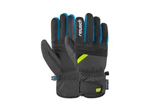 4060485387320 - Skihandschuhe REUSCH Baldo R-TEX XT Damen Gr 105 grau (grau gelb) 80% Polyester 19% Polyurethan 1% Elasthan mehrfarbig Handschuhe warm und wasserdicht