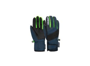 4060485361658 - Skihandschuhe REUSCH Duke R-TEX XT Junior Kinder Gr 55 blau (blau schwarz) 88% Polyester 12% Polyurethan mehrfarbig Handschuhe in sportlichem Design
