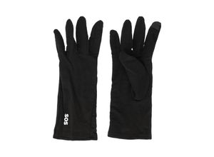 5715399018875 - Skihandschuhe Lofoten Damen Gr 10 schwarz 95% Wolle 5% Elasthan unifarben Handschuhe mit temperaturregulierender Merinowolle