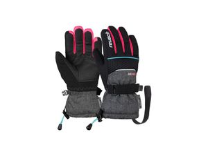 4060485225615 - Skihandschuhe REUSCH Connor R-TEX XT Junior Kinder Gr 35 schwarz (schwarz pink) 87% Polyester 11% Polyurethan 2% Elasthan mehrfarbig Handschuhe in wasserdichter und atmungsaktiver Qualität