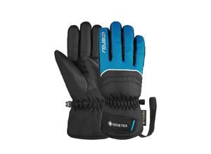 4060485384664 - Skihandschuhe REUSCH Teddy GORE-TEX Kinder Gr 35 blau (blau schwarz) 95% Polyester 5% Polyurethan mehrfarbig Handschuhe mit wasserdichter Funktionsmembran
