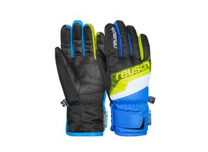4060485113097 - Skihandschuhe REUSCH Dario R-TEX XT Junior Kinder Gr 35 schwarz (schwarz blau) 88% Polyester 12% Polyurethan mehrfarbig Handschuhe mit praktischem Klettverschluss
