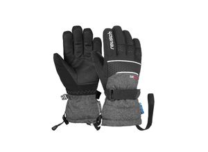 4060485103975 - Skihandschuhe REUSCH Connor R-TEX XT Junior Kinder Gr 35 grau (grau schwarz) 87% Polyester 11% Polyurethan 2% Elasthan mehrfarbig Handschuhe in wasserdichter und atmungsaktiver Qualität