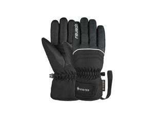 4060485384589 - Skihandschuhe REUSCH Teddy GORE-TEX Kinder Gr 35 schwarz (schwarz grau) 95% Polyester 5% Polyurethan mehrfarbig Handschuhe mit wasserdichter Funktionsmembran